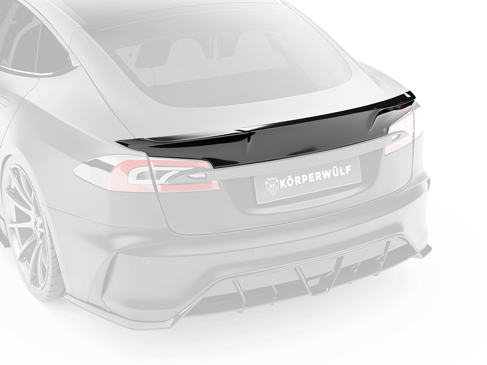 Anthus Monarch Rear Trunk Spoiler – Tesla Model S – Carbon Aero Accessories